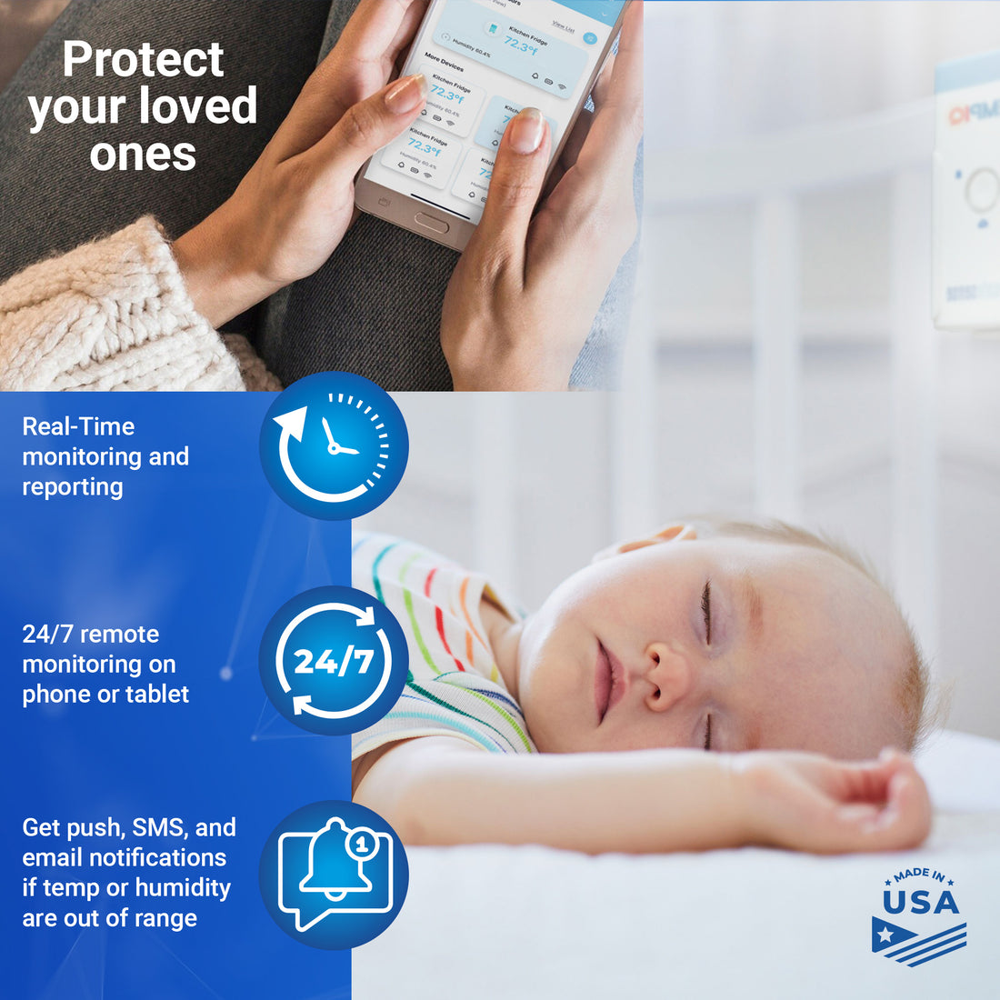 SafeSense: TEMPIQ Premier Home Monitoring Sensors for Safety & Comfort