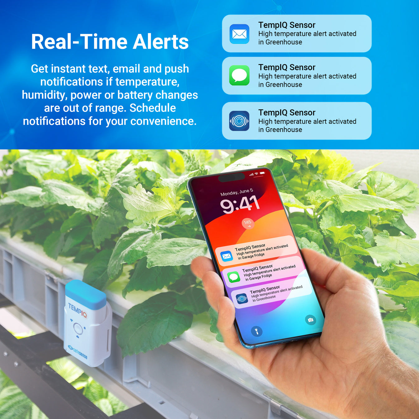 SafeSense: TEMPIQ Premier Home Monitoring Sensors for Safety & Comfort