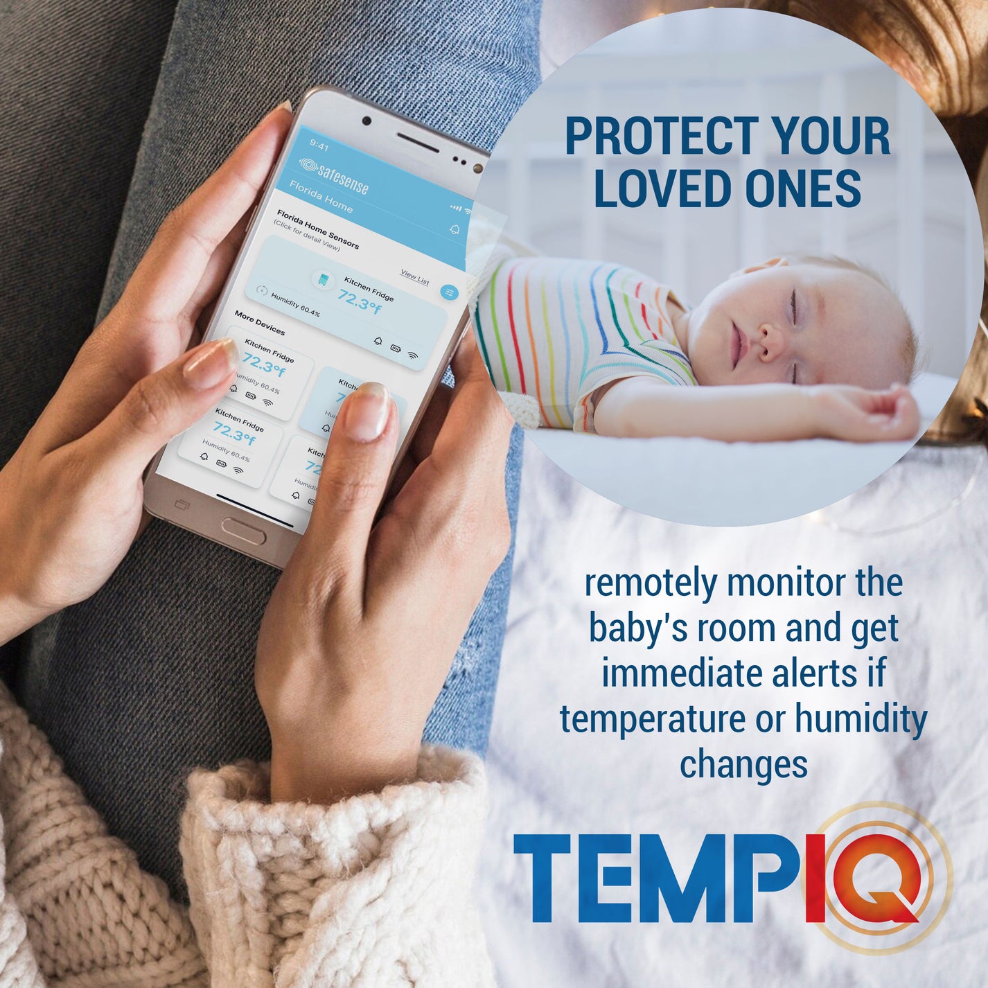 SafeSense: TEMPIQ Premier Home Monitoring Sensors for Safety & Comfort